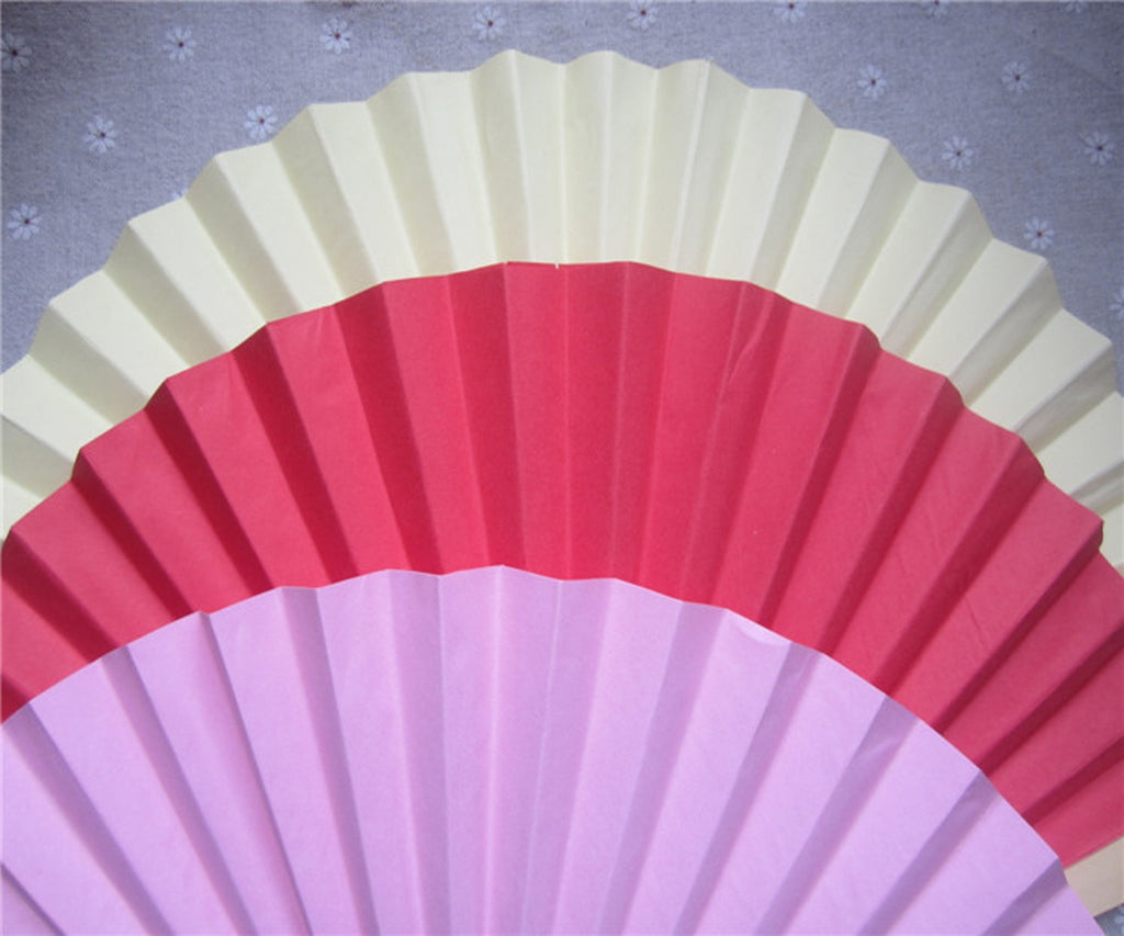 Eventail en Papier Orange | L'Eventail Rouge – Éventail Rouge